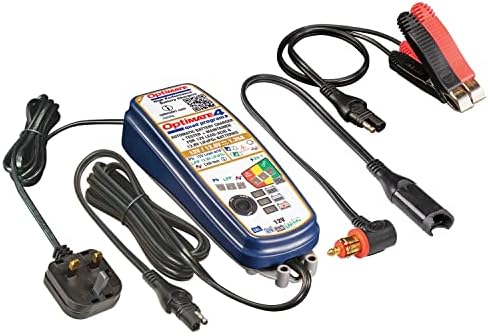 OptiMate 4 Quad Program Premium Lead Acid and Lithium Battery Charger ...