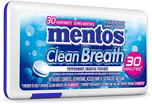 Amazon.com : Clean Breath Mints, Peppermint, 30 pc/Pack of 12, Package ...