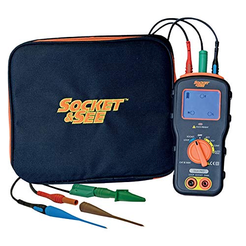 Socket & See DLMPRO Combined Digital Multimeter, Loop & Socket Tester ...