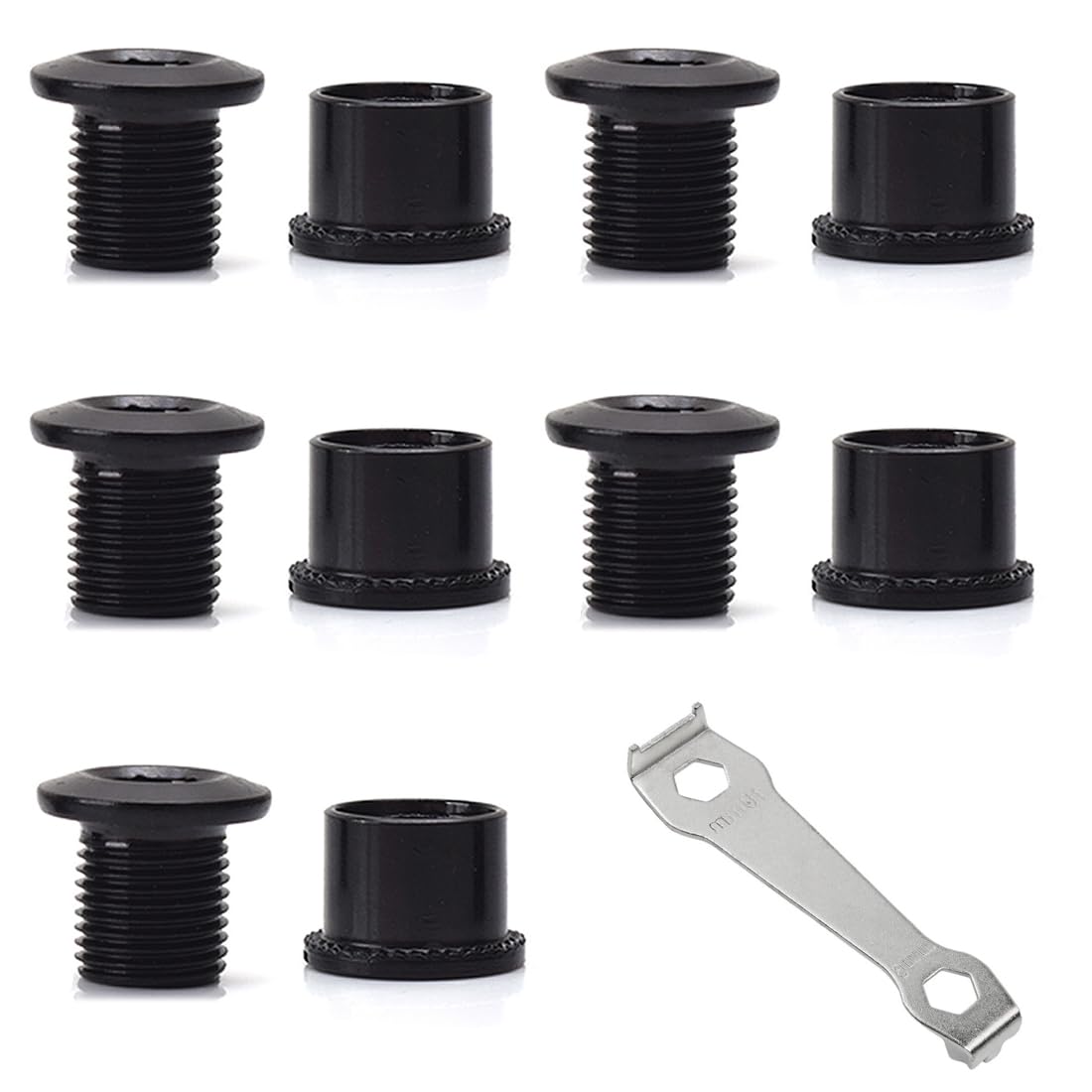 NHQZ 5 Sets Boulons à Double Boulons de Plateau Vis de Pédalier ...