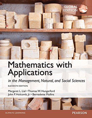 Mathematics with Applications In the Management, Natural and Social ...