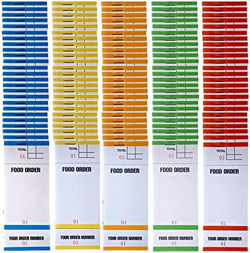 Food Order Pads 100 to A Book Restaurant Takeaway BF84 (100) : Amazon ...