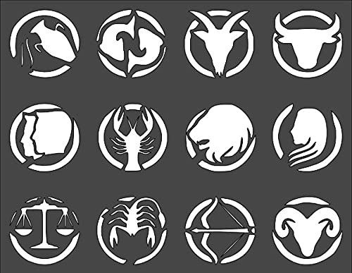 Kachi Pencil Art & Craft Layering Stencil, 7x9 inch Custom Cut Stencil ...