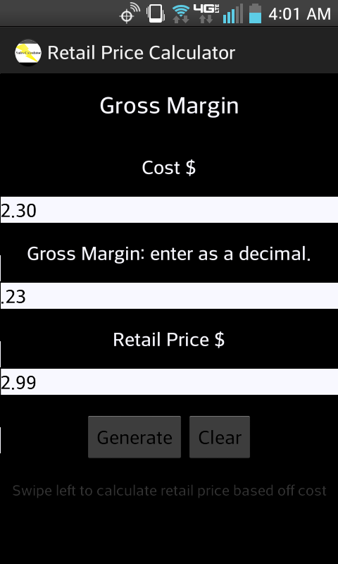 Retail Price Calculator - App on Amazon Appstore