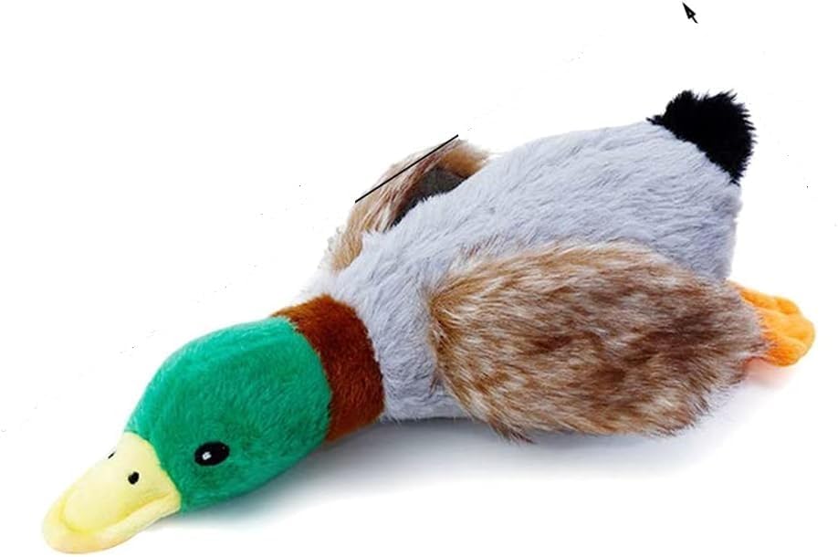 Amazon.com : HuntEmUp Mallard Duck Dog Toy, Durable Squeaky Dog Toy ...
