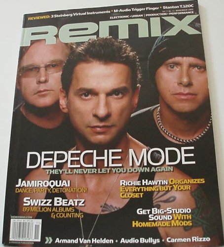Remix Magazine [Depeche Mode Cover] [Vol. 7, No.11] [November 2005 ...