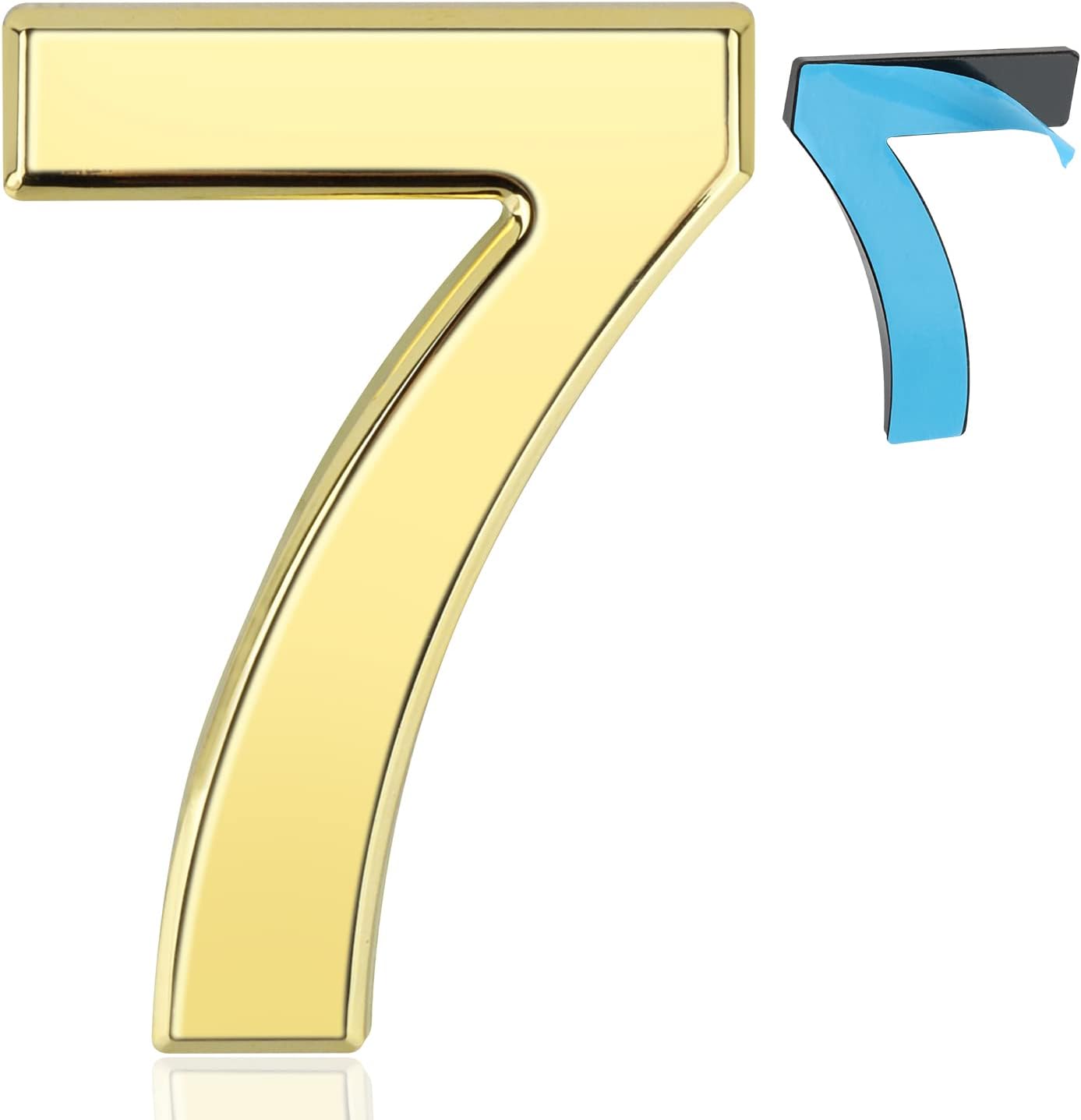 Amazon.com: 4 Inch Modern House Number, Gold Self Adhesive House ...