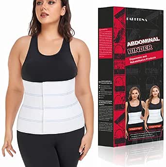 Amazon.com: PARPERNA Abdominal Binder Lower Waist Support Belt ...