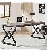 Amazon.com: Tribesigns 63-inch Executive Desk, Large Home Office ...