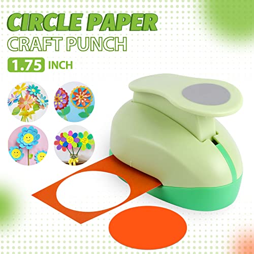 Snapklik.com : Circle Punch, 1.75 Inch Circle Hole Punch, Craft Paper ...