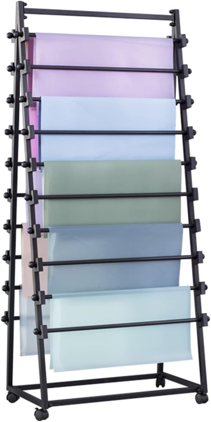 Amazon.com: Double-Sided Wrapping Paper Rack, Large Capacity Ribbon ...