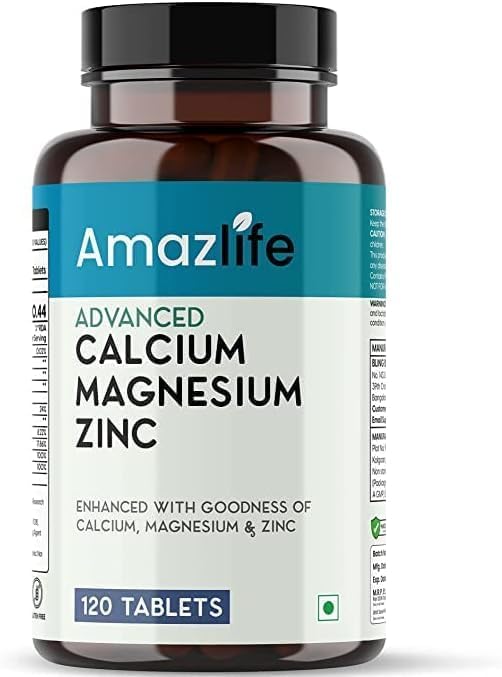 Amazon.com: Puritans Calcium Magnesium Zinc Supplements for Men & Women ...