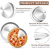 Amazon.com: TeamFar Pizza Pan, 9 Inch Stainless Steel Pizza Trays ...