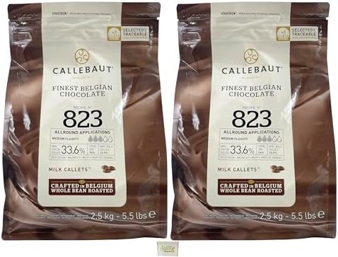 Amazon.com : Callebaut Belgian Chocoalte Callets | 2 Pack of 5.51 Bags ...