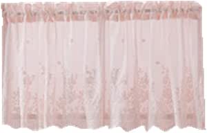 Amazon.com: LIOOBO Short Curtain Lace Decorative Half Curtain Half ...