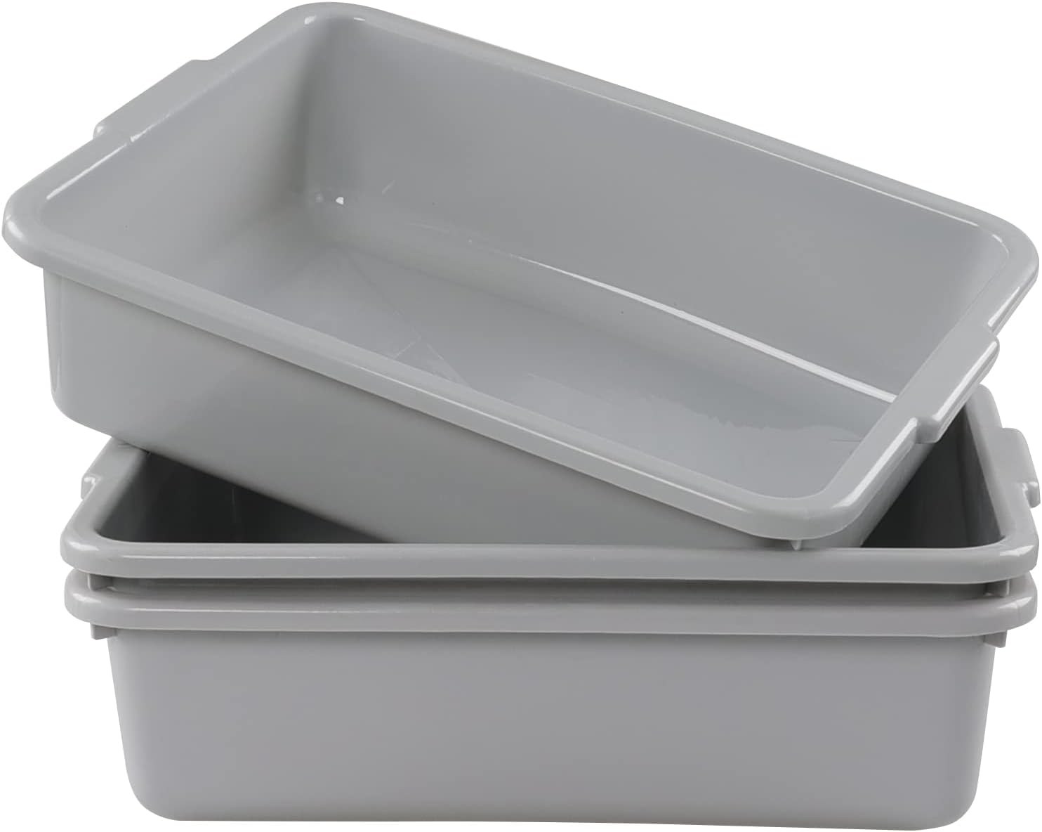 Amazon.com: Utiao 13 L Commercial Bus Tub Box, 3-Pack Dishpan Basin Tub ...