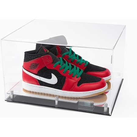 Amazon.com: DECOMIL – Shoe Display Case, Acrylic Shoe Display Box, 2 ...