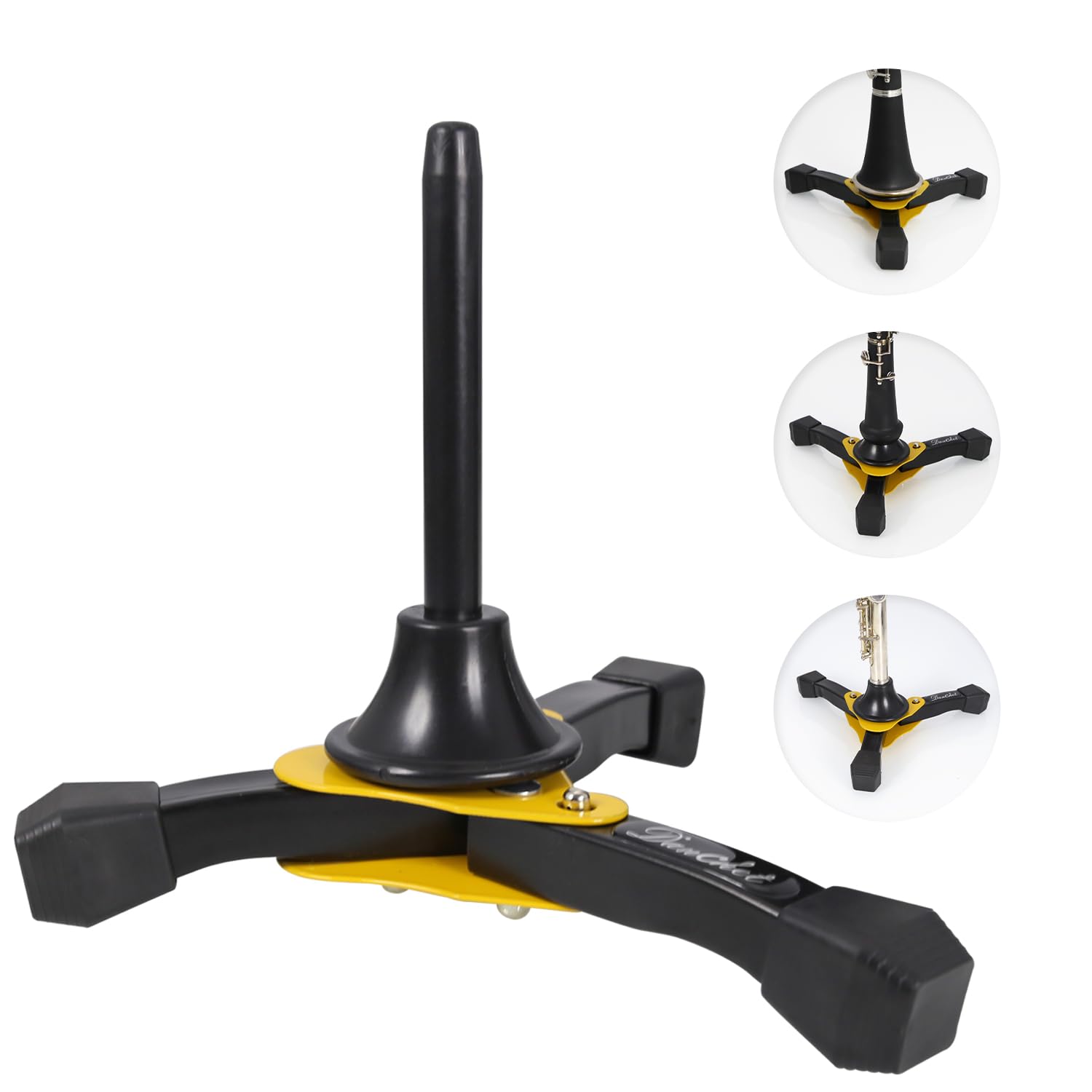 Amazon.com: Danchet Portable Foldable Tripod Stand for Clarinet, Flute ...
