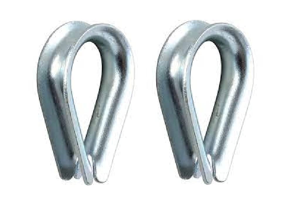 Buy WeighTAJ Mild Steel Galvanized Thimble for Wire Ropes - Rigging for ...