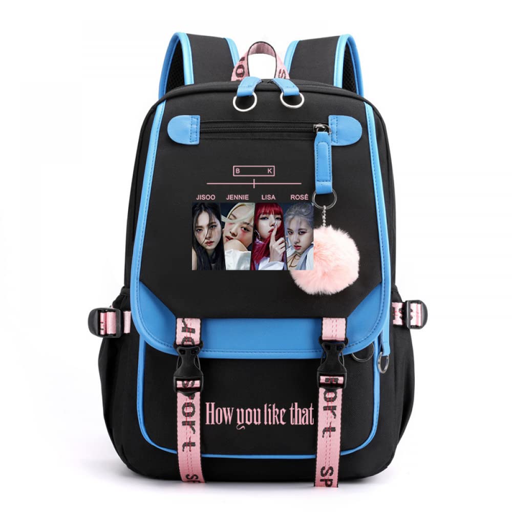 Goodern Blackpink Backpacks Blackpink Backpack With Usb Charging Port ...