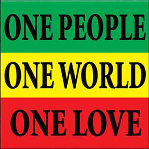 Licenses Products One People One World One Love Magnet : Amazon.in ...