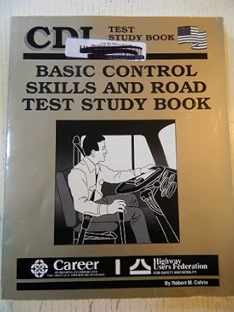 Basic Control Skills and Road CDL Test Study Book (English ...