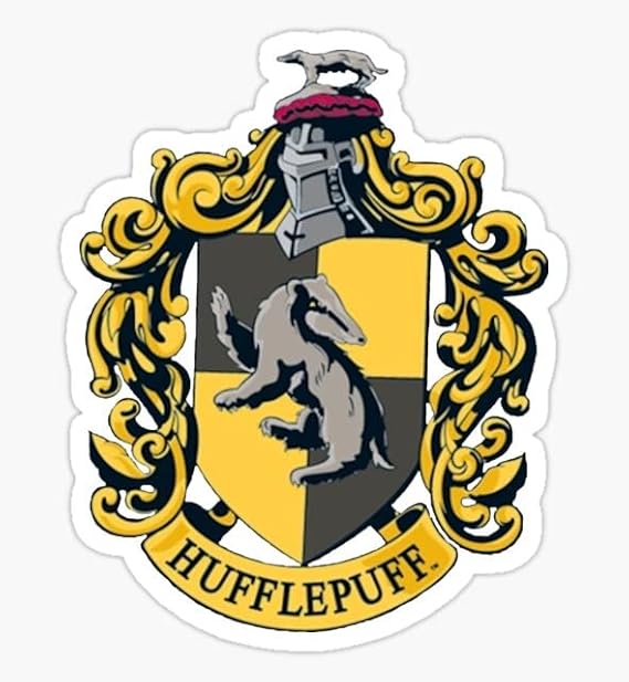 Amazon.com: Hufflepuff Sticker - Sticker Graphic - Waterbottle Laptop ...