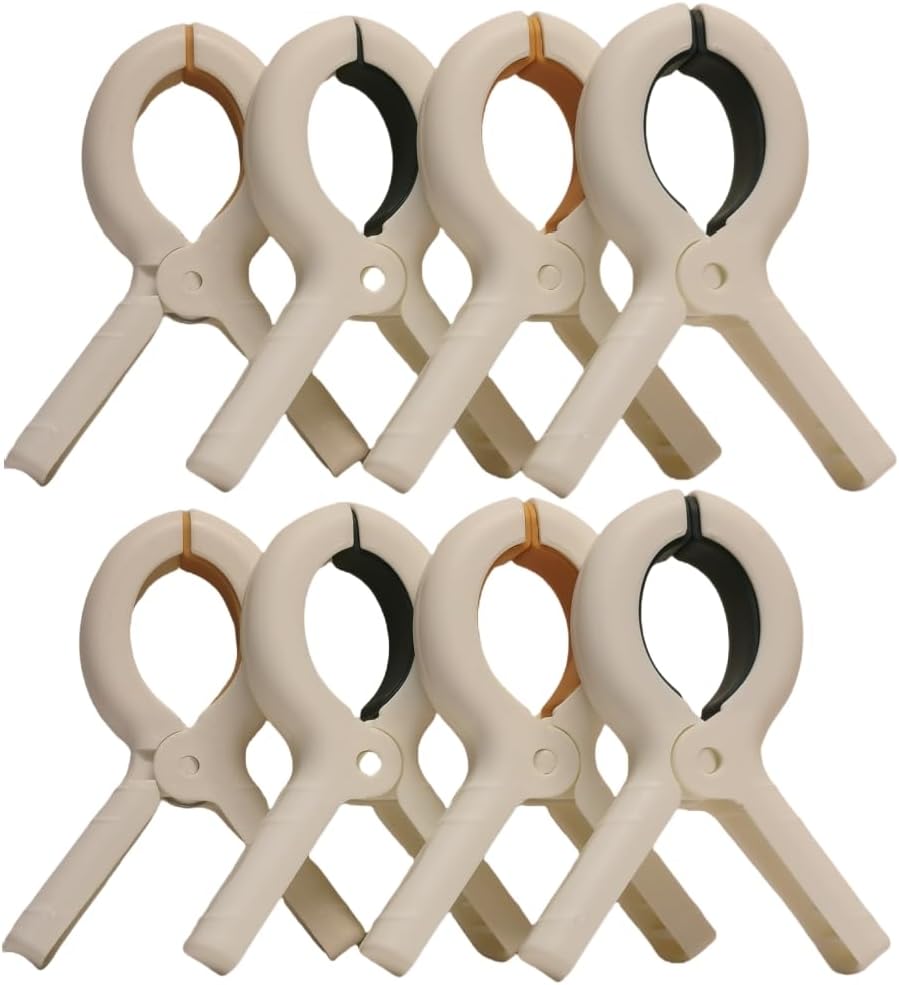 Amazon.com: 12 Pack Beach Towel Clips - Heavy-Duty Plastic Clothes Pins ...