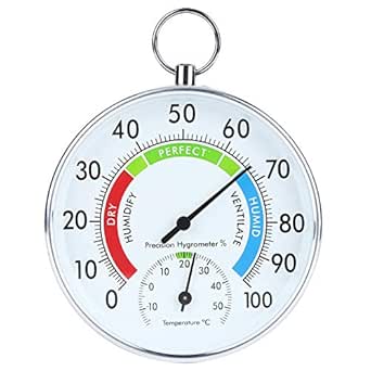10cm Hanging Ring Hygrograph, Home Warehouse Office, Temperature and ...