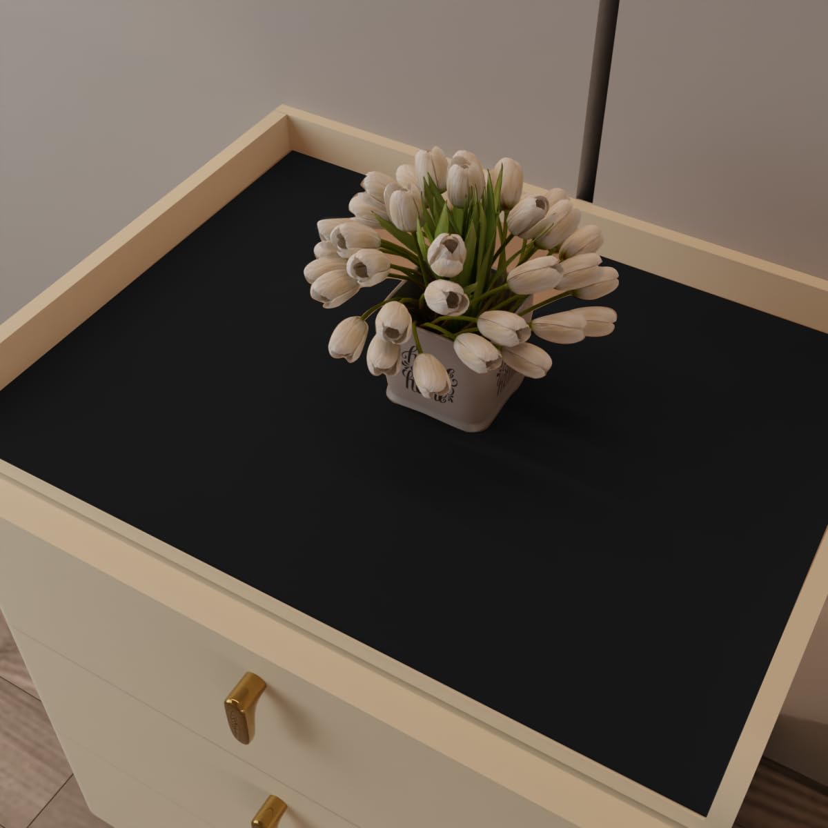 Amazon.com: Zinkooat Leather Nightstand Cover,1.8mm Thick,15.75x23.6 ...