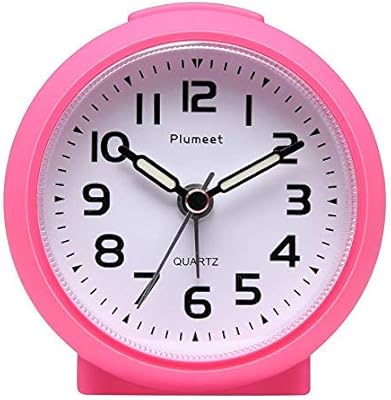 Zeon Bedside Analogue Alarm Clock with Light and Snooze Function ...