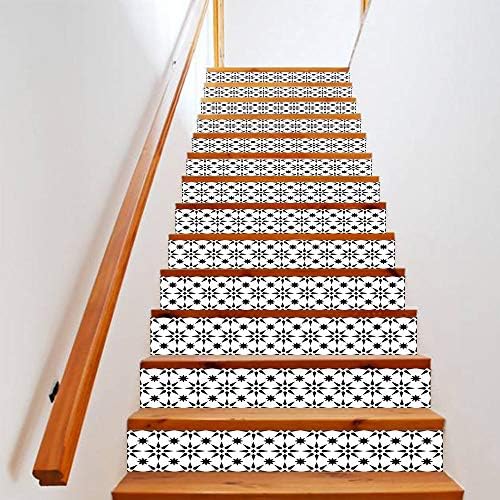 sourcing map Self-Adhesive Stair Stickers, 14pcs Peel and Stick Vinyl ...