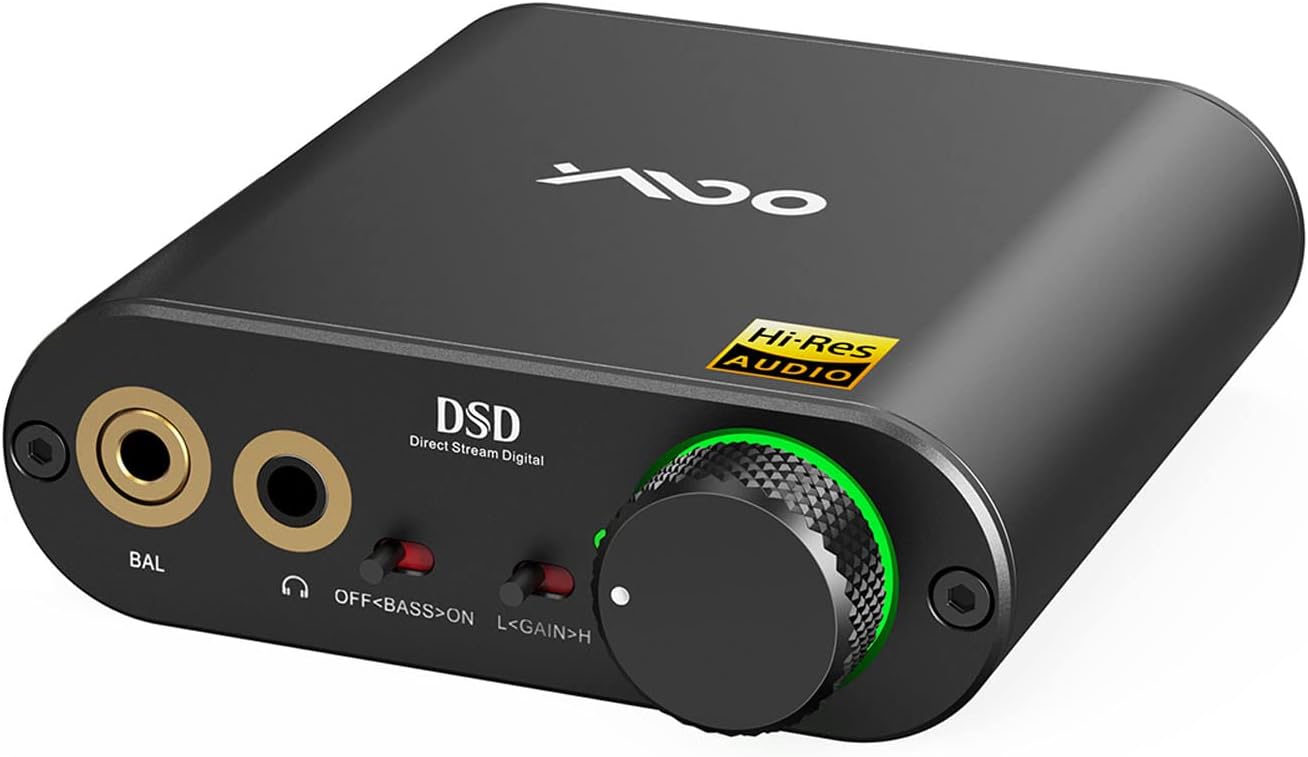Fosi Audio K5 Pro DAC Amp Headphone Amplifier, Mini HiFi Stereo Digital ...