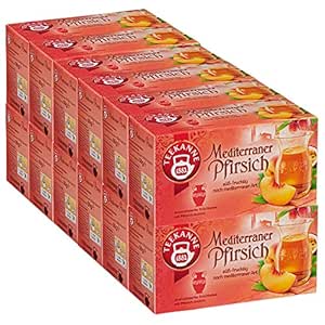 Teekanne Mediterraner Pfirsich, 12er Pack (12 x 50 g) : Amazon.de: Lebensmittel & Getränke