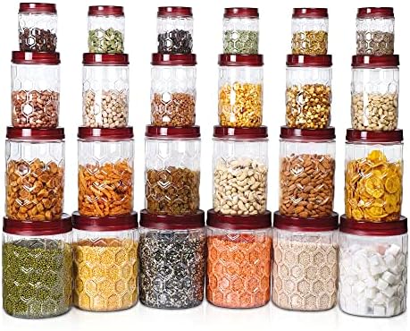 Buy MILTON Hexa Airtight Containers for Kitchen Storage, Food Grade ...
