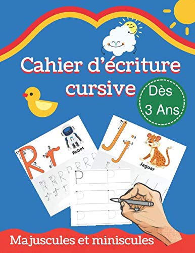 Cahier Decriture Cursive Apprendre A Ecrire Les Lettres De Lalphabet ...