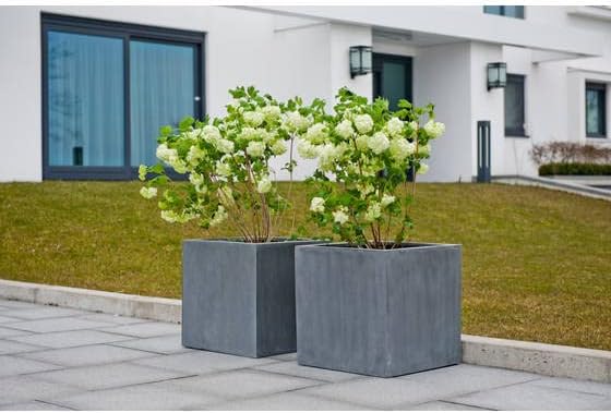 Amazon.com : Modern Ceramic Planter - Stylish Home Decor Indoor/Outdoor ...