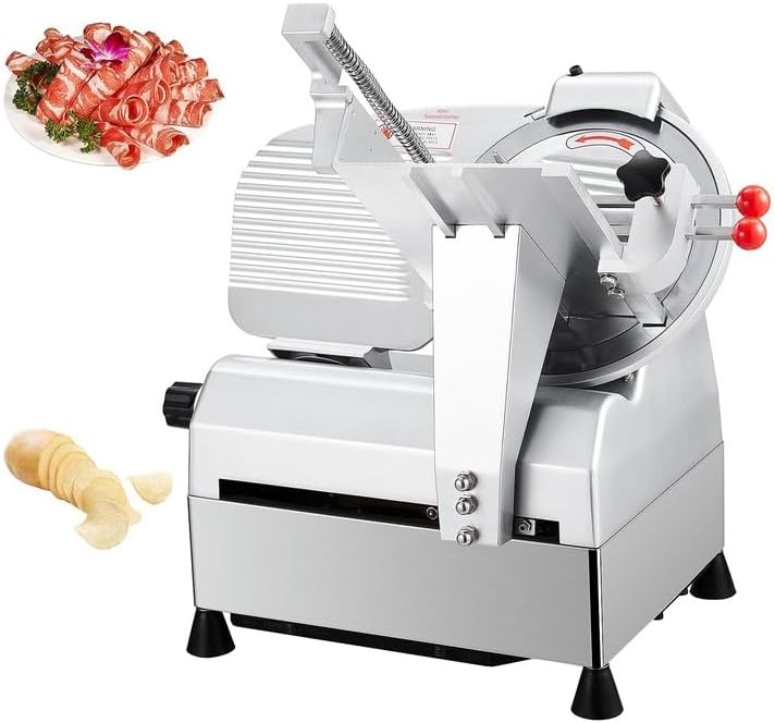 Amazon.com: Premium Electric Meat Slicer with 10 inch Electric Food ...