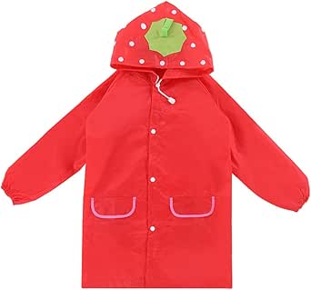 SYOSI Children's raincoats, Cartoon Kids Rain Jacket, Boys Girls Hooded Rain Poncho Outdoors ...