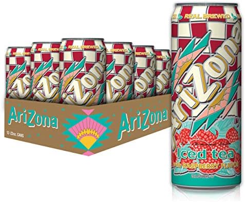 Amazon.com: AriZona Raspberry Tea - Big Can, 22 Fl Oz (Pack of 12)