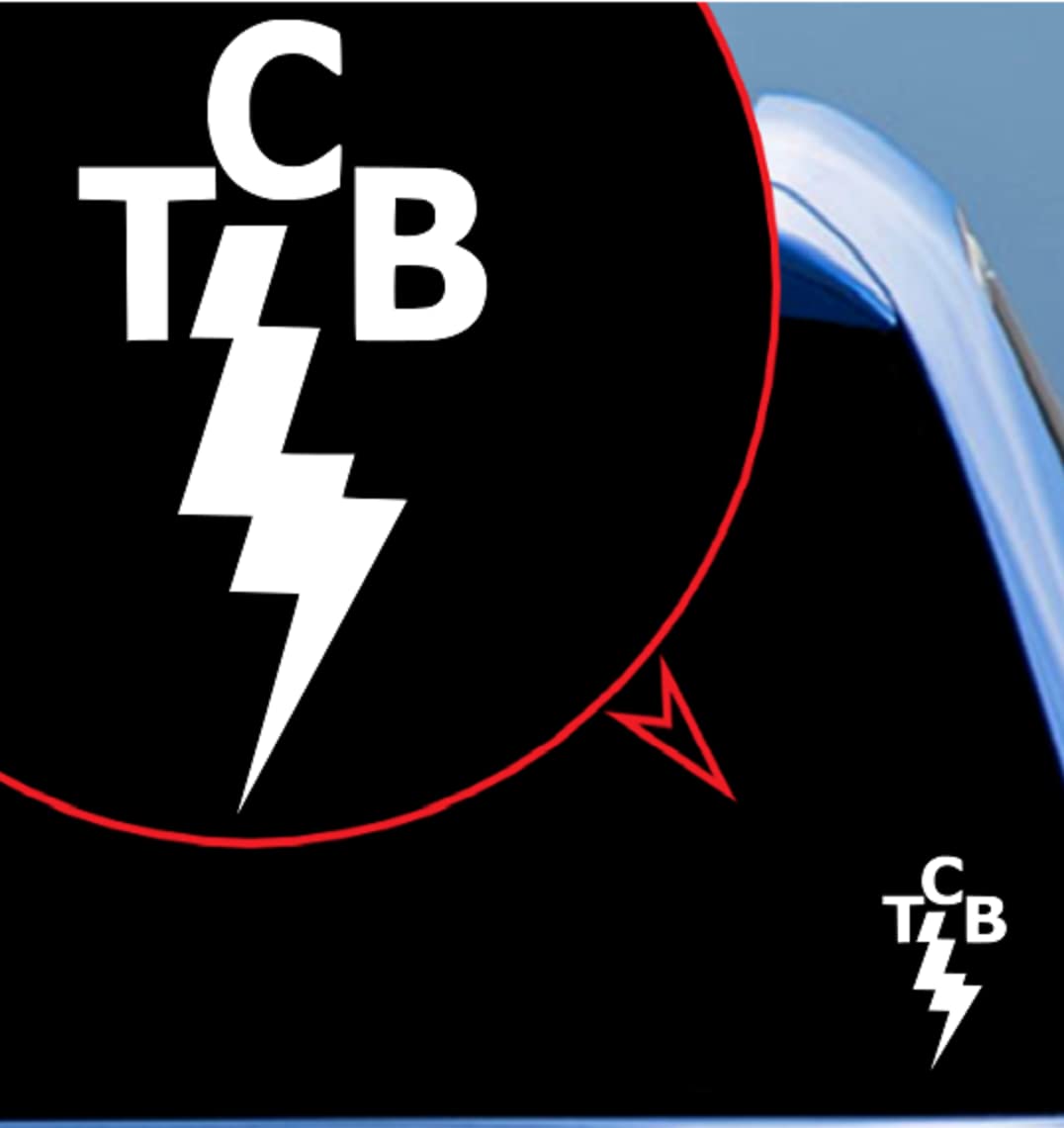 Amazon.com - LWL Design Custom Decal for Elvis TCB Vinyl Die Cut Decal ...