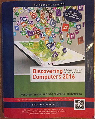 Discovering Computers 2016 Instructor's Edition: CENGAGE Learning ...