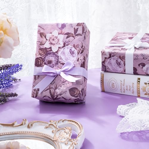 Snapklik.com : RUSPEPA White Kraft Wrapping Paper Roll - Mini Roll ...