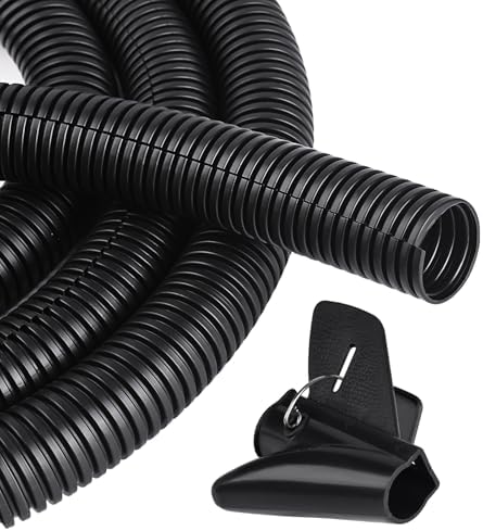 Amazon.com: CrocSee 25ft - 1/2 inch Flame Retardant Split Wire Loom ...