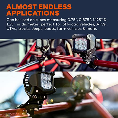 Snapklik.com : Off-Road ATV UTV Light Bar Mounts Mounting Bracket Mini ...