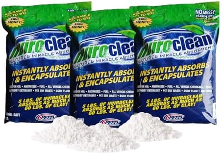 Amazon.com: nviroclean,super absorbent & encapsulant spill cleanup ...