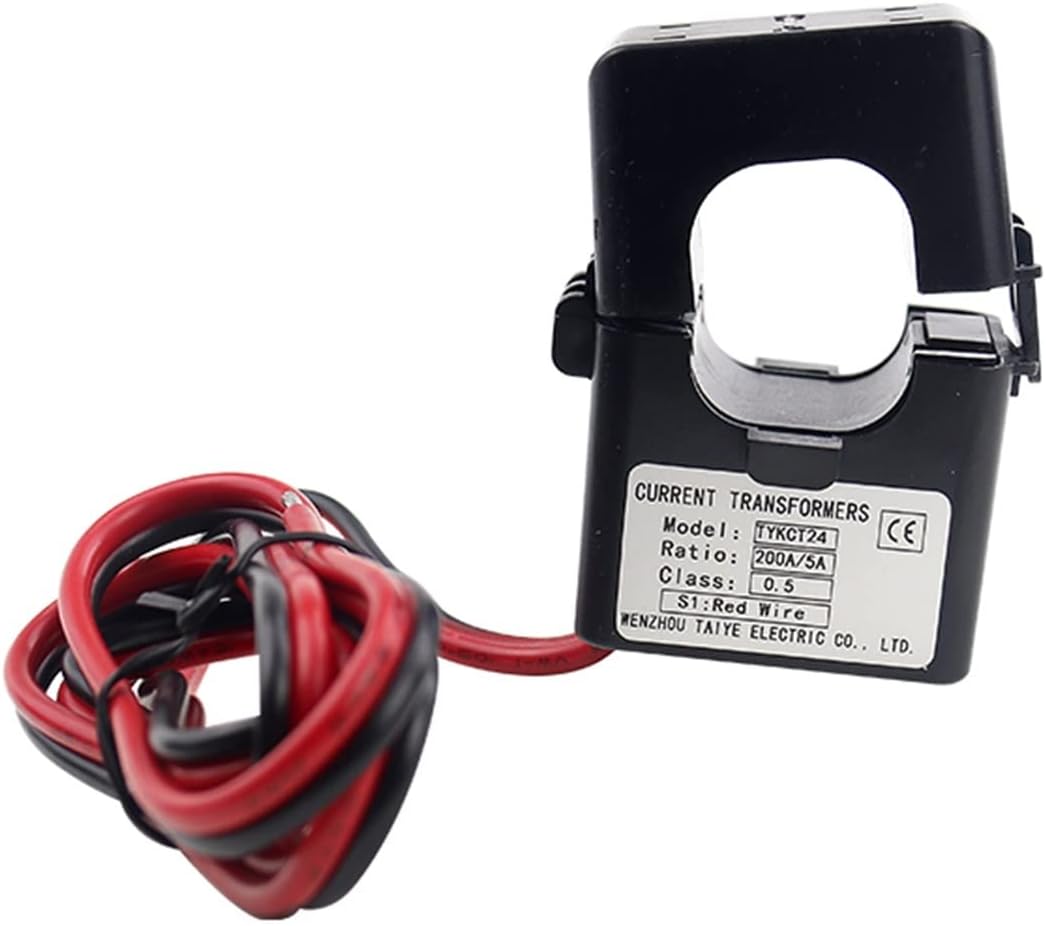 AC Current Sensor, Clamp On AC Current Sensor Transformer Primary KCT-24 Split Core Open Type ...