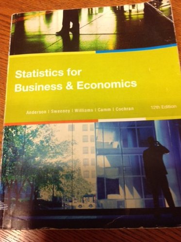 Amazon.com: Statistics for Business & Economics 12th Edition ...