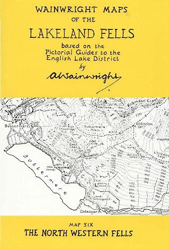 Wainwright Maps of the Lakeland Fells: North Western Fells Map 6 ...