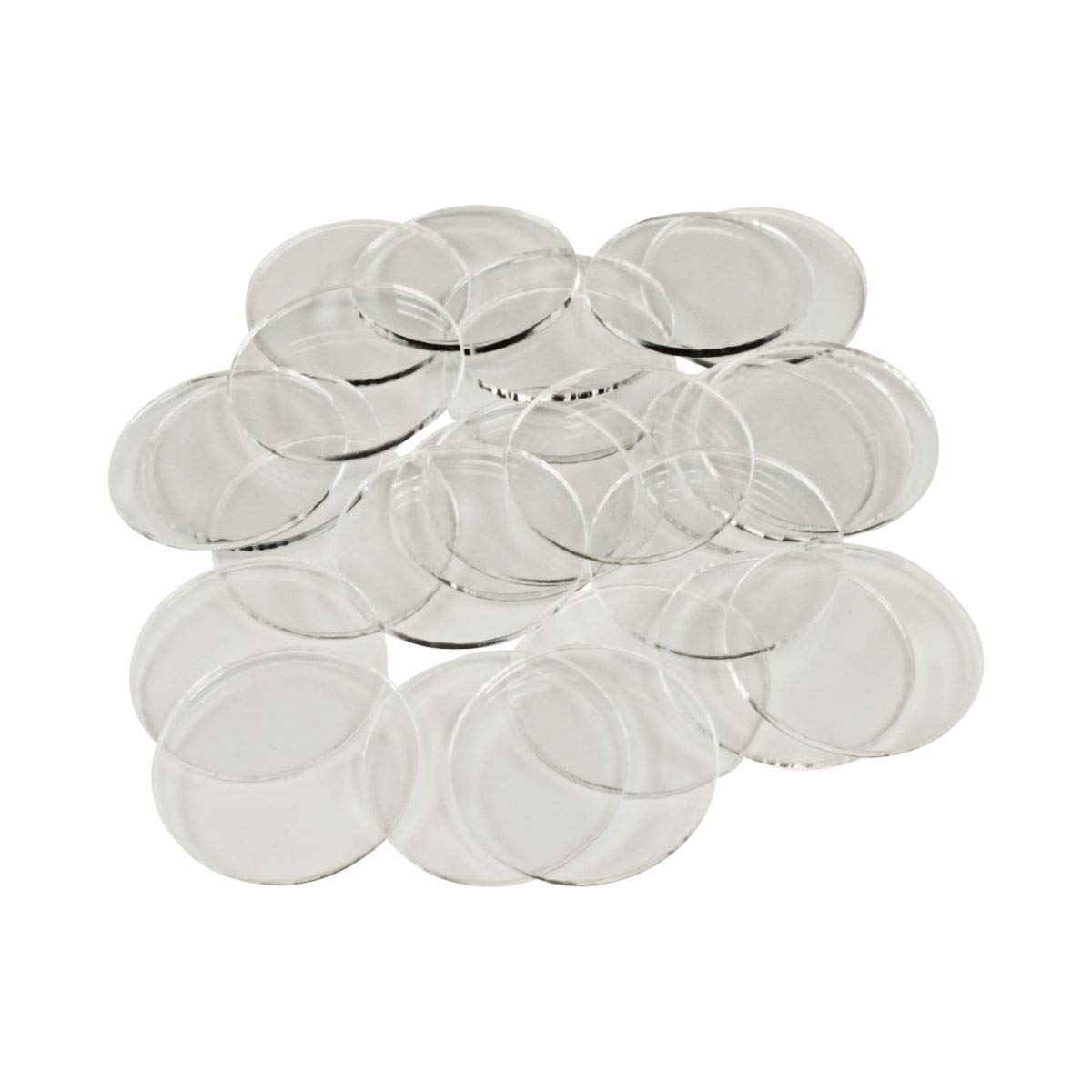 Snapklik.com : LITKO Clear Circular Miniature Bases 1.5mm Thick Round ...
